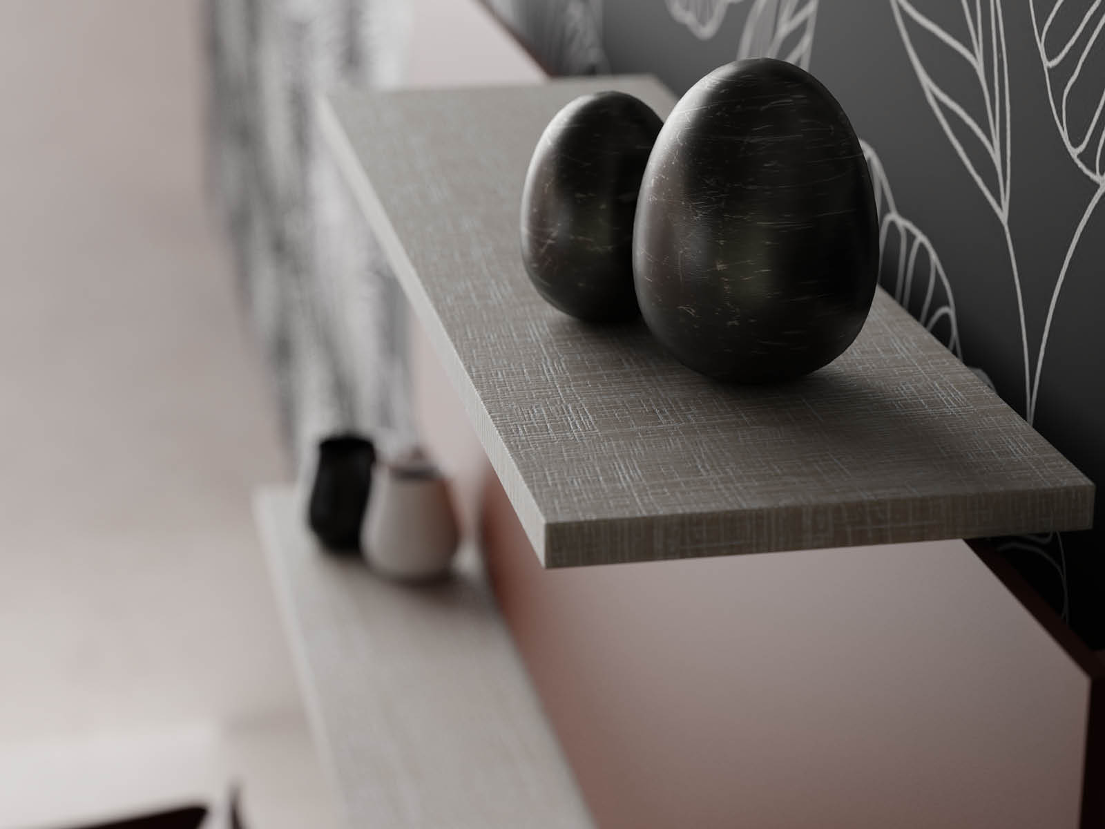 Shelves over Frame radiator Lynea | Cordivari Design